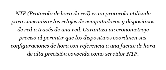 ¿Qué es NTP y cómo funciona?